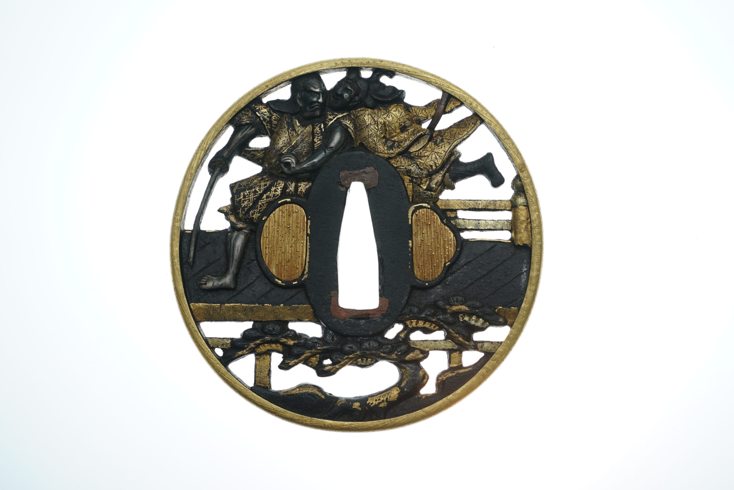 Antique Tsuba for Samurai Sword (T-51) | Samurai Museum Shop