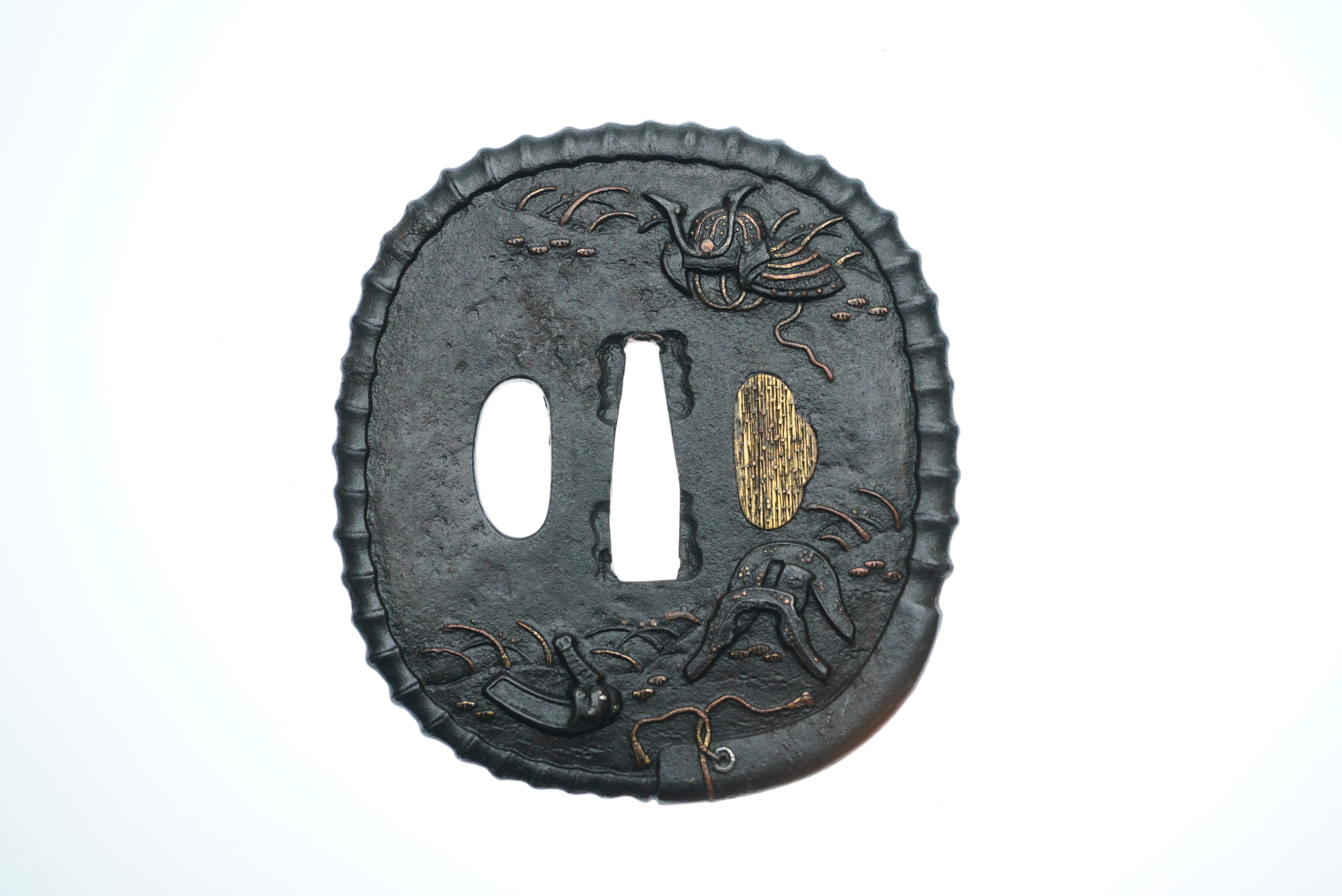 Antique Tsuba for Samurai Sword (T-44) | Samurai Museum Shop