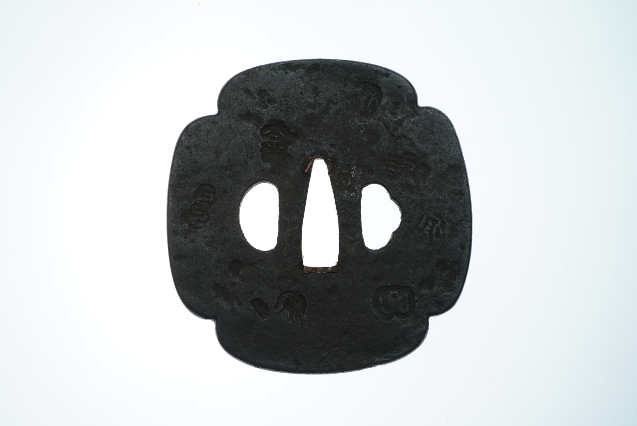Antique Tsuba for Samurai Sword (T-56) | Samurai Museum Shop