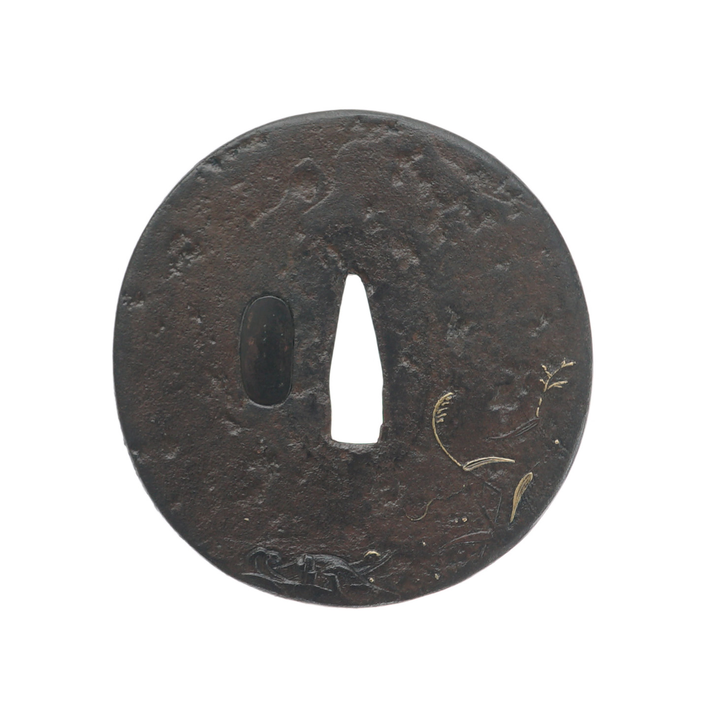 Antique Tsuba for Samurai Sword (T-122) | Samurai Museum Shop