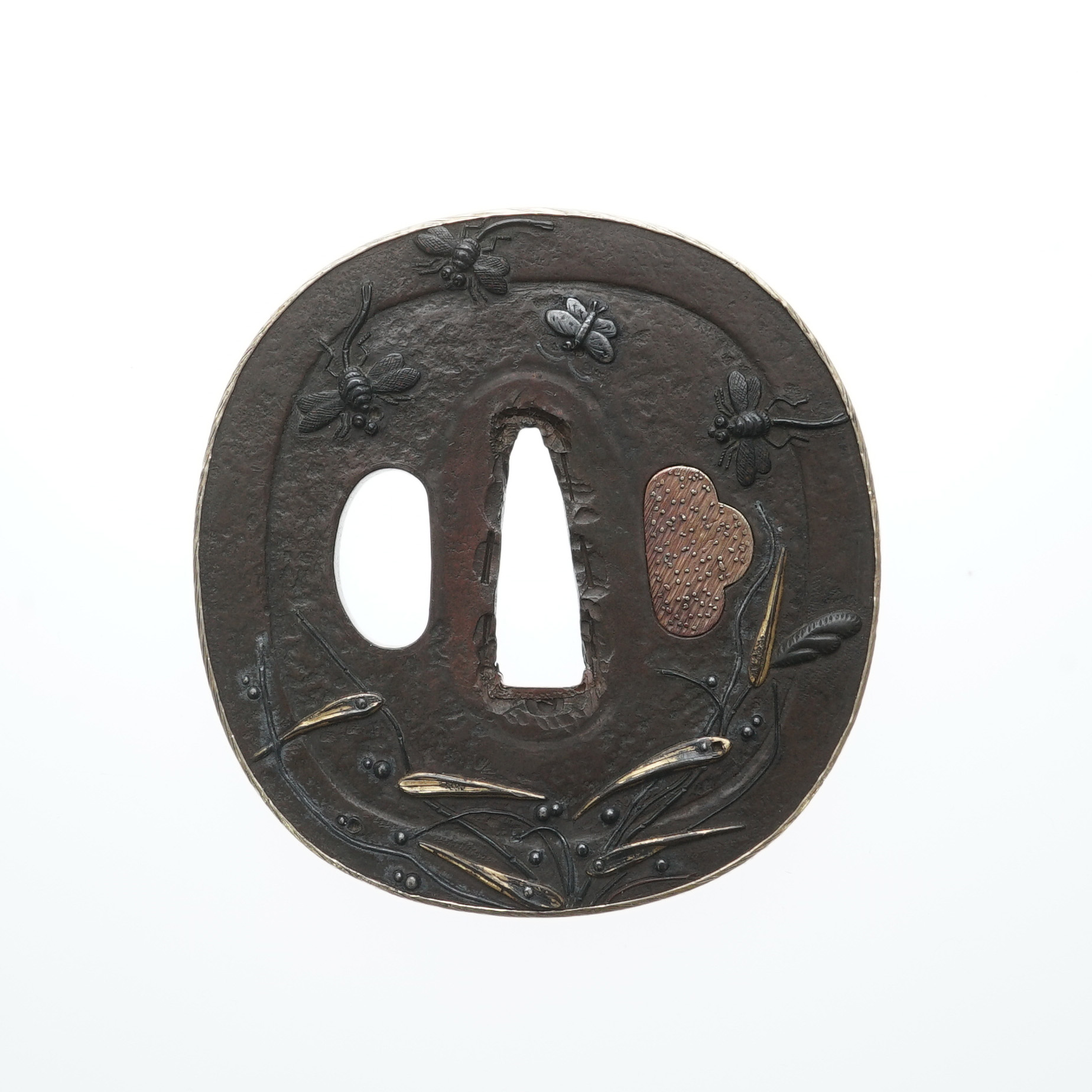 Antique Tsuba for Samurai Sword (T-133) | Samurai Museum Shop