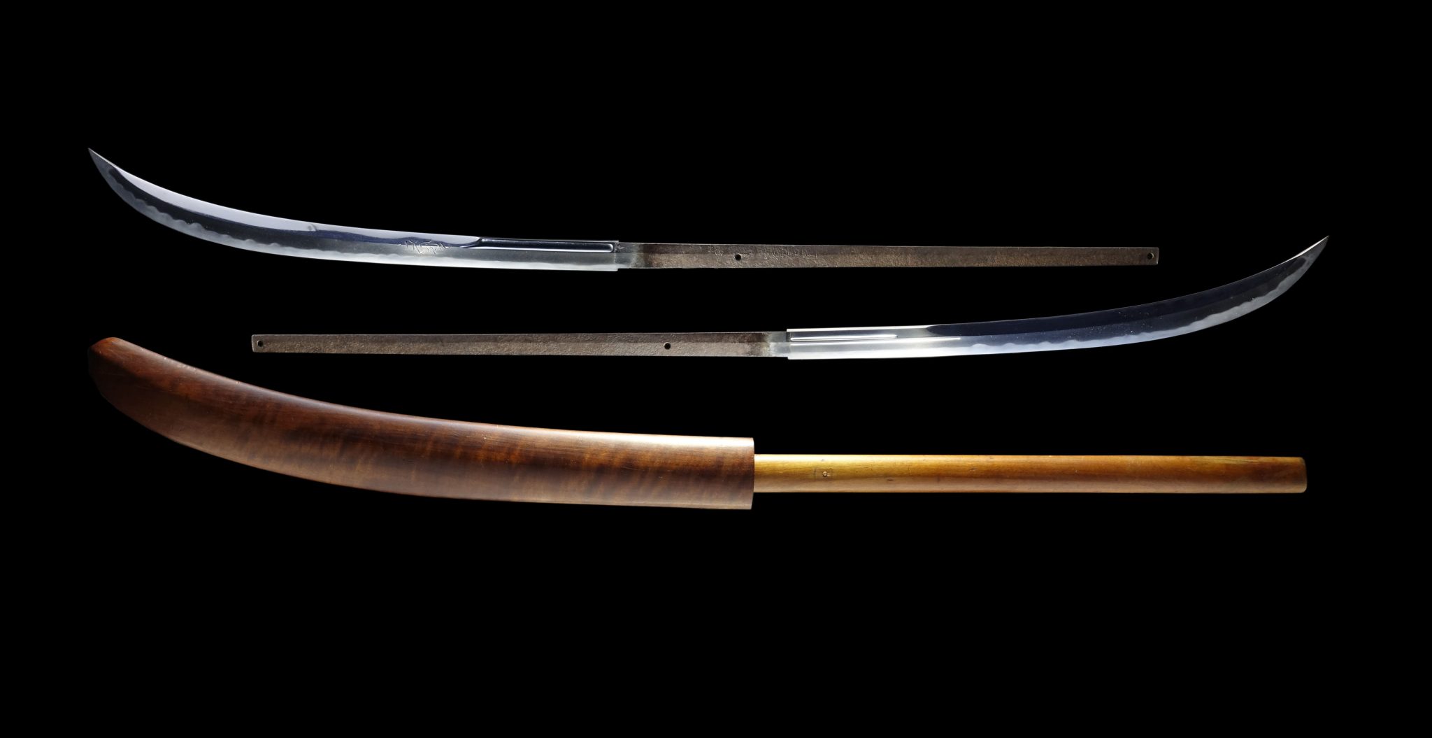 Antique Japanese Naginata signed by Nobukini for sale | Samurai Museum Shop