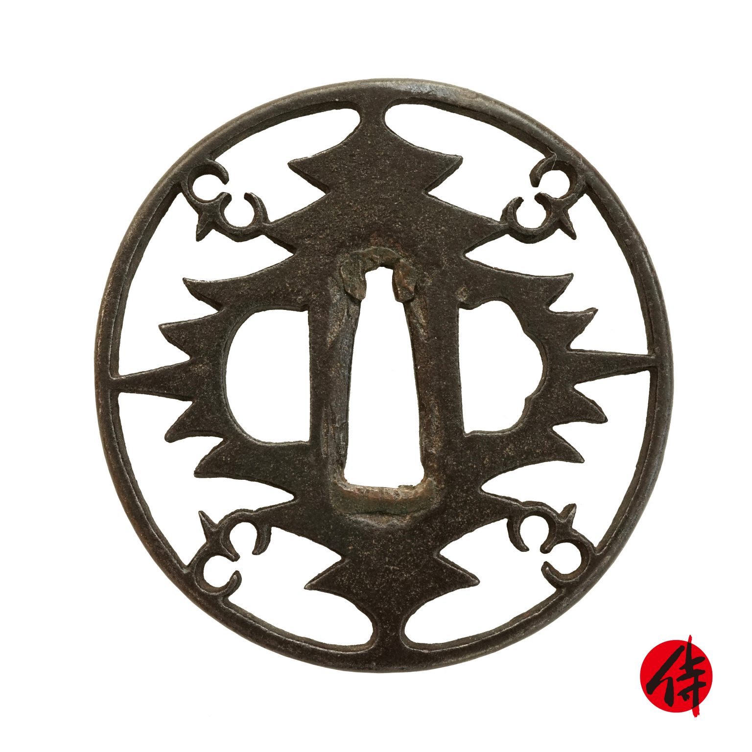 Edo period antique Tsuba Set 06 for Samurai Sword | Samurai Museum Shop