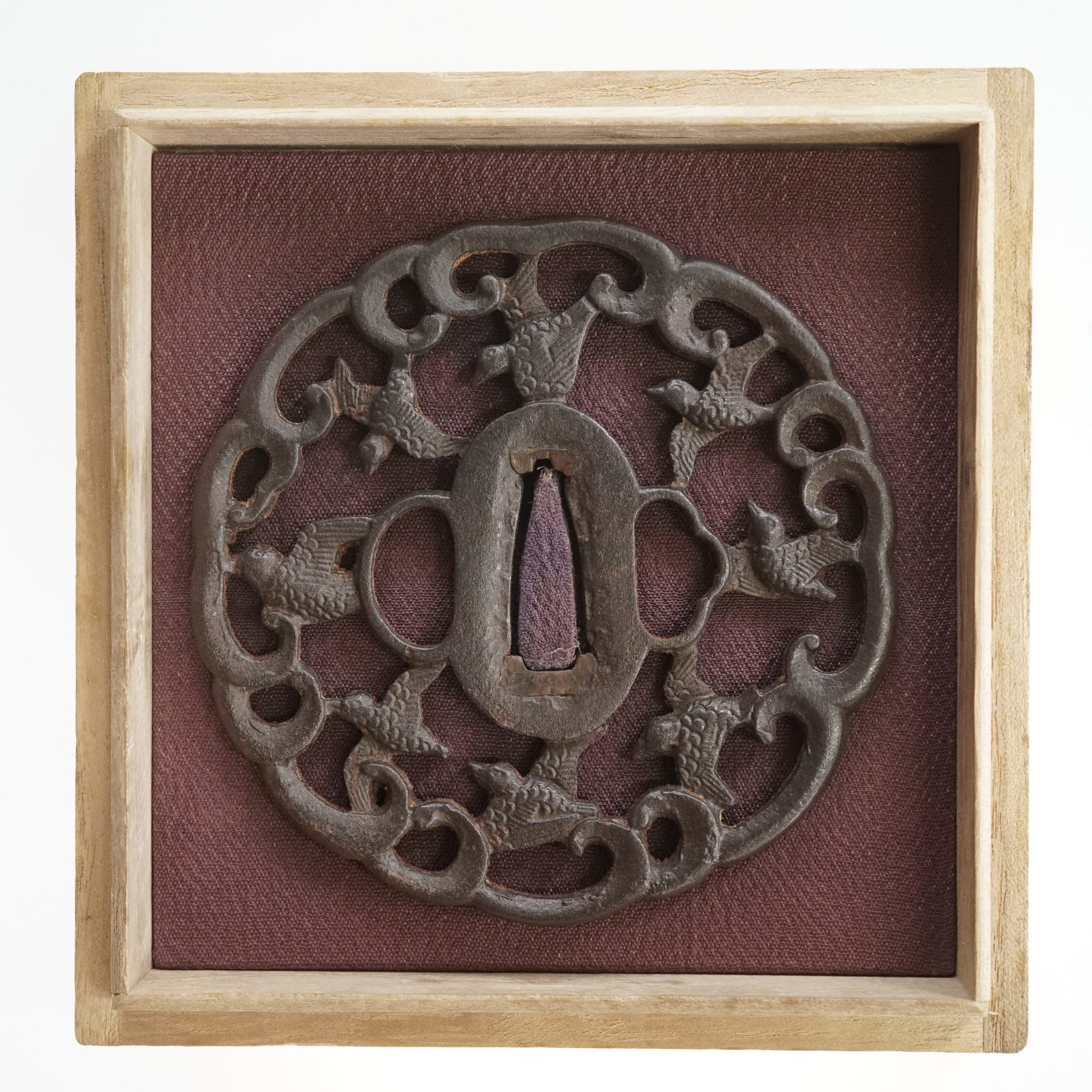 Antique Tsuba for Samurai Sword (T-194) | Samurai Museum Shop