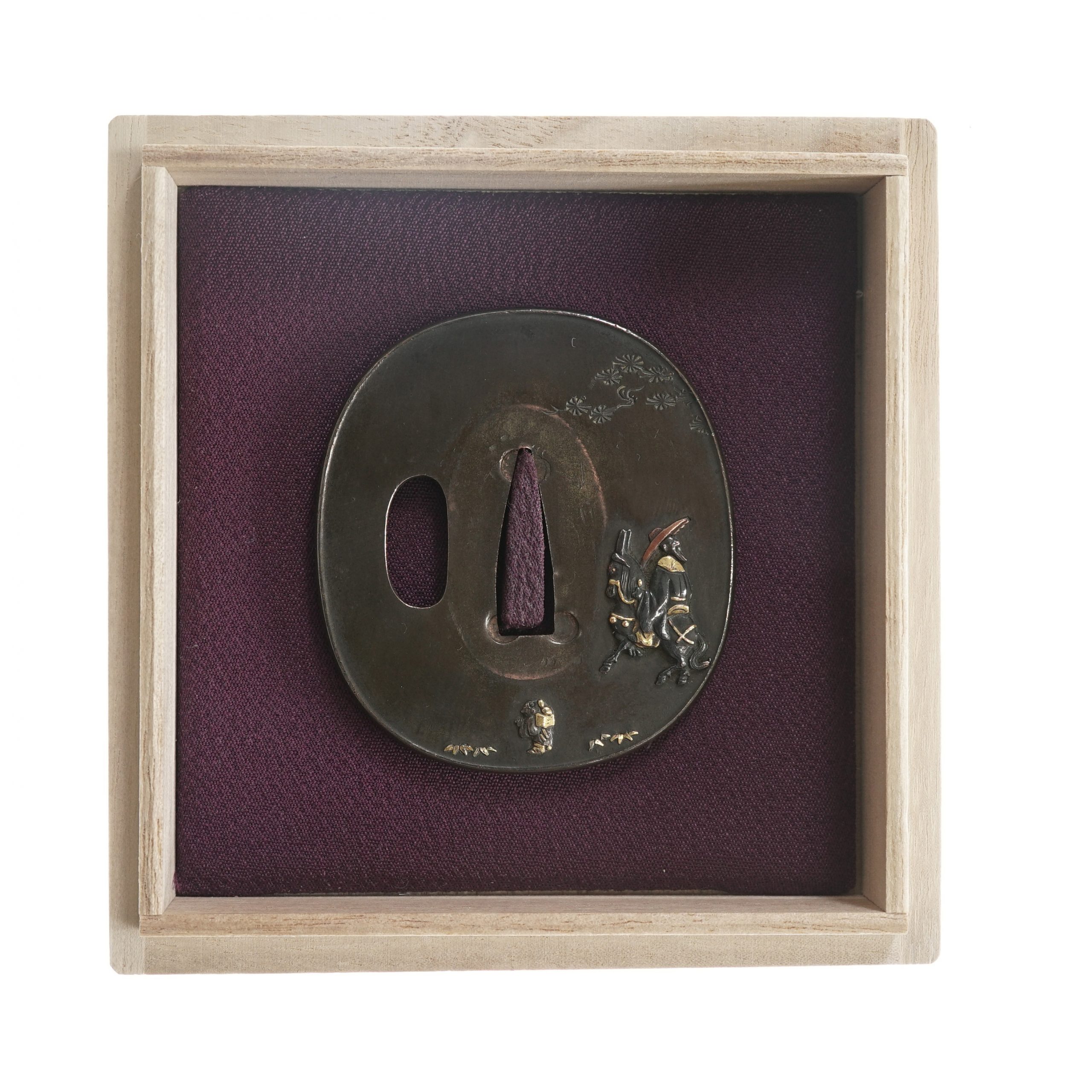 Antique Tsuba for Samurai Sword (T-222) | Samurai Museum Shop