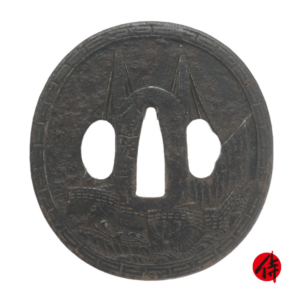 Edo period antique Tsuba Set 01 for Samurai Sword | Samurai Museum Shop