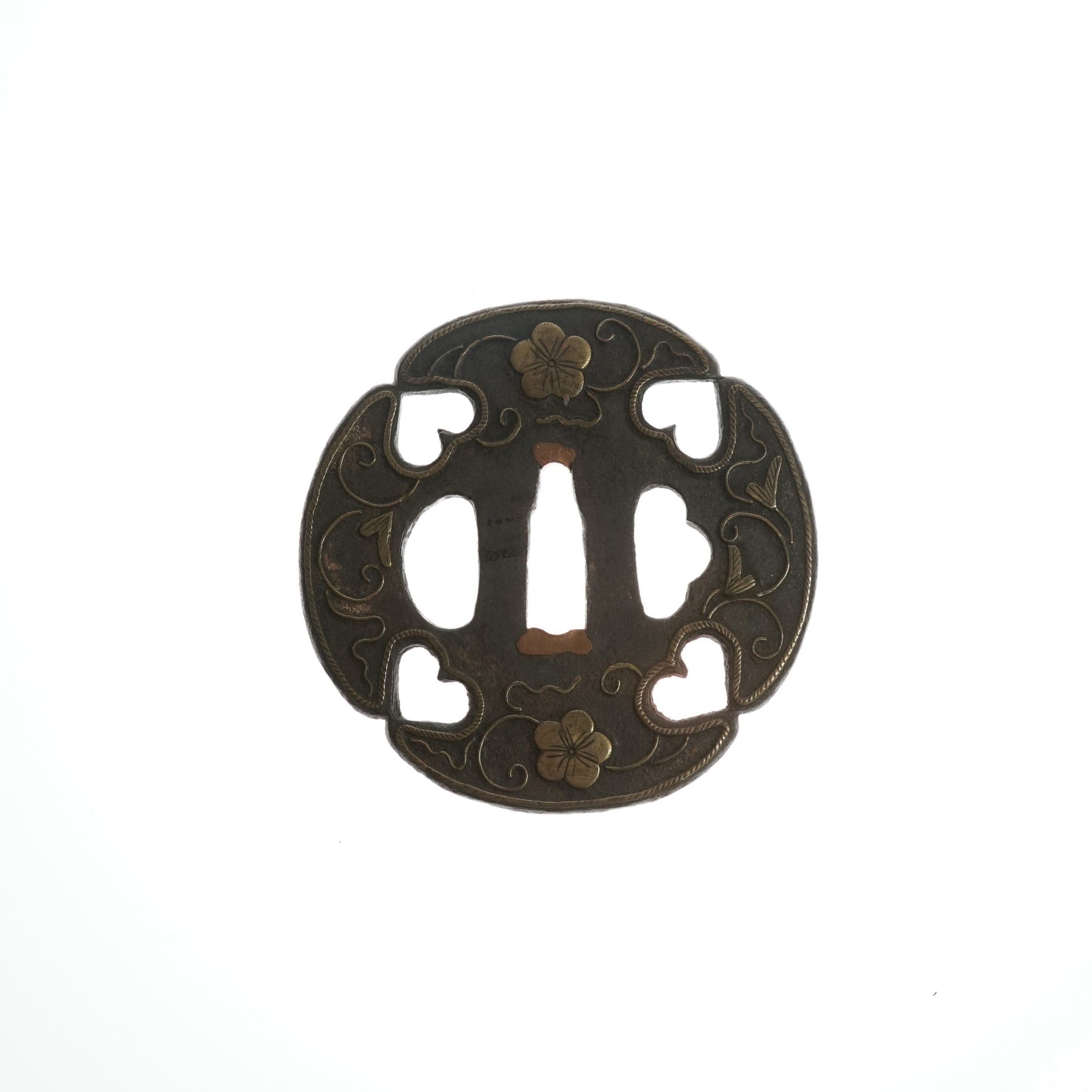 Antique Tsuba for Samurai Sword (T-208) | Samurai Museum Shop