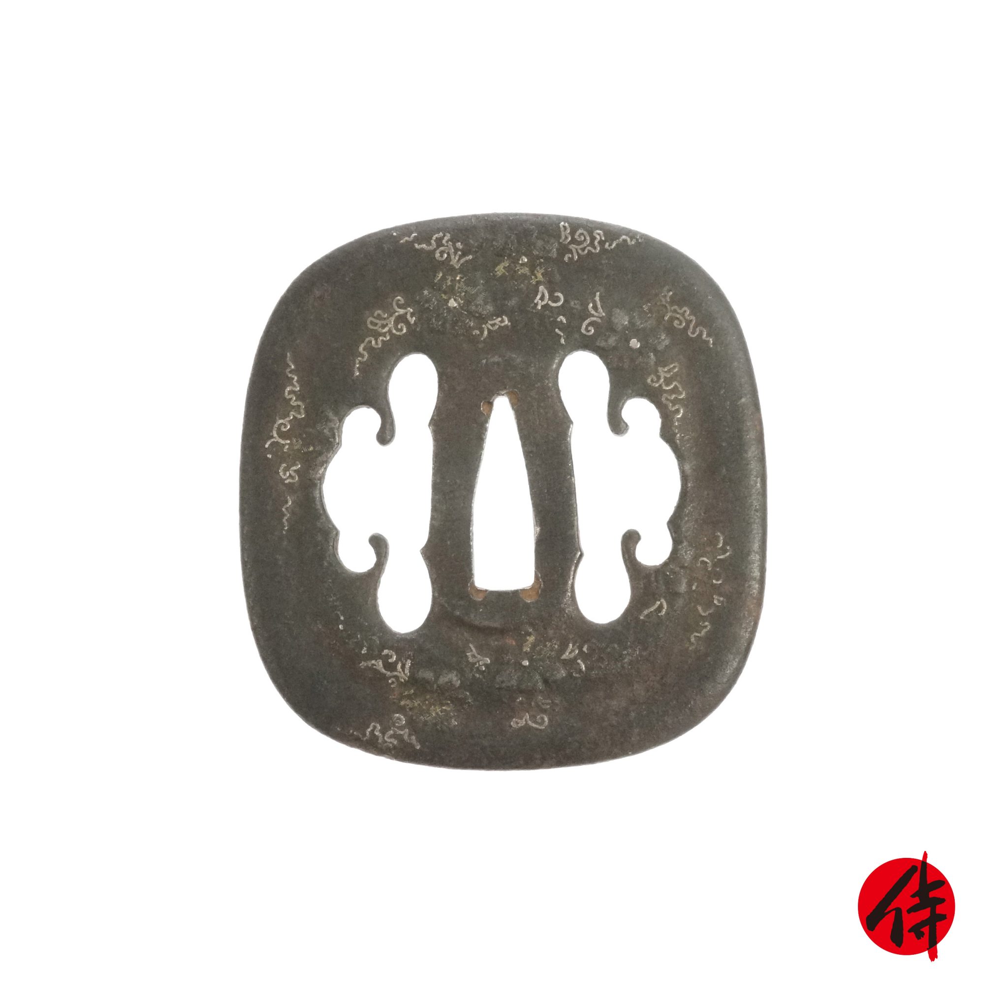 Edo period antique Tsuba Set 06 for Samurai Sword | Samurai Museum Shop