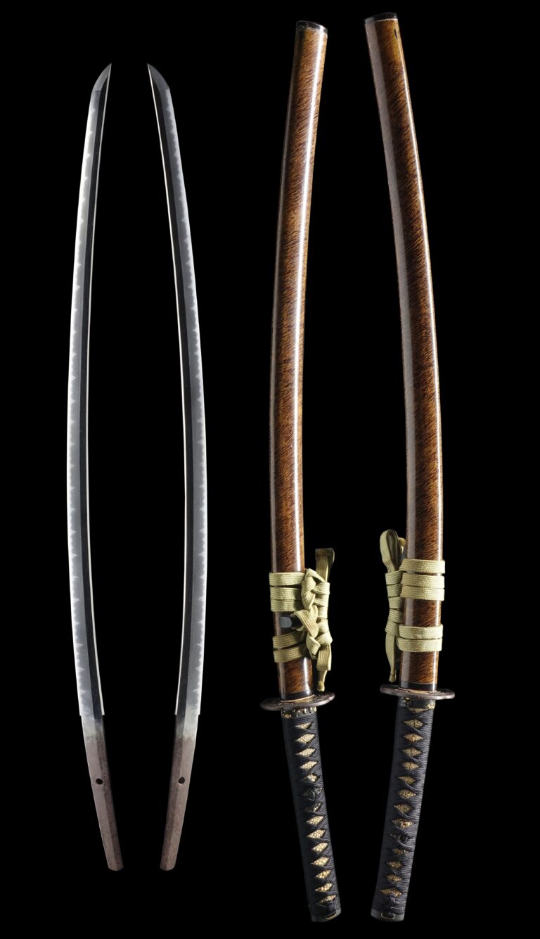 Antique Daisho signed by Kanemoto for sale | Samurai Museum Shop