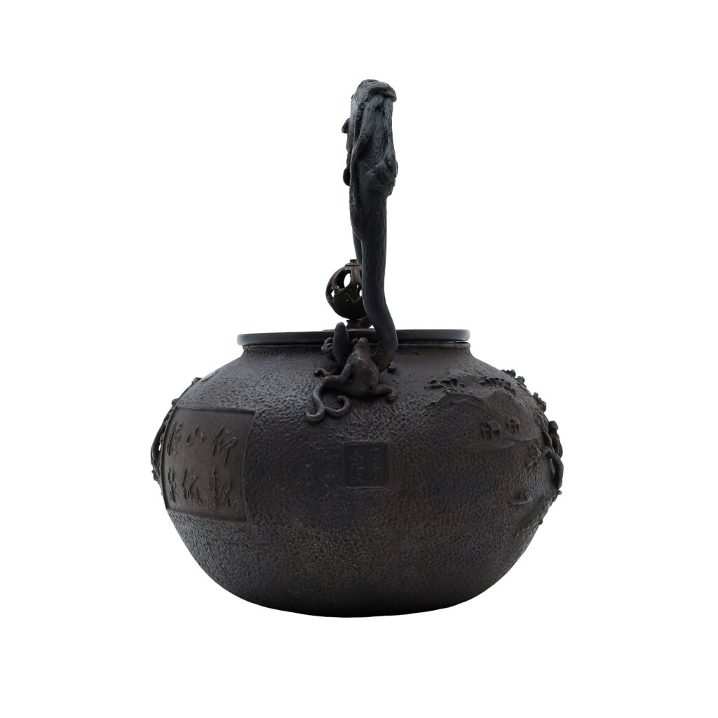 Japanese Iron Kettle Tetsubin (Tea Tool-38) | Samurai Museum Shop