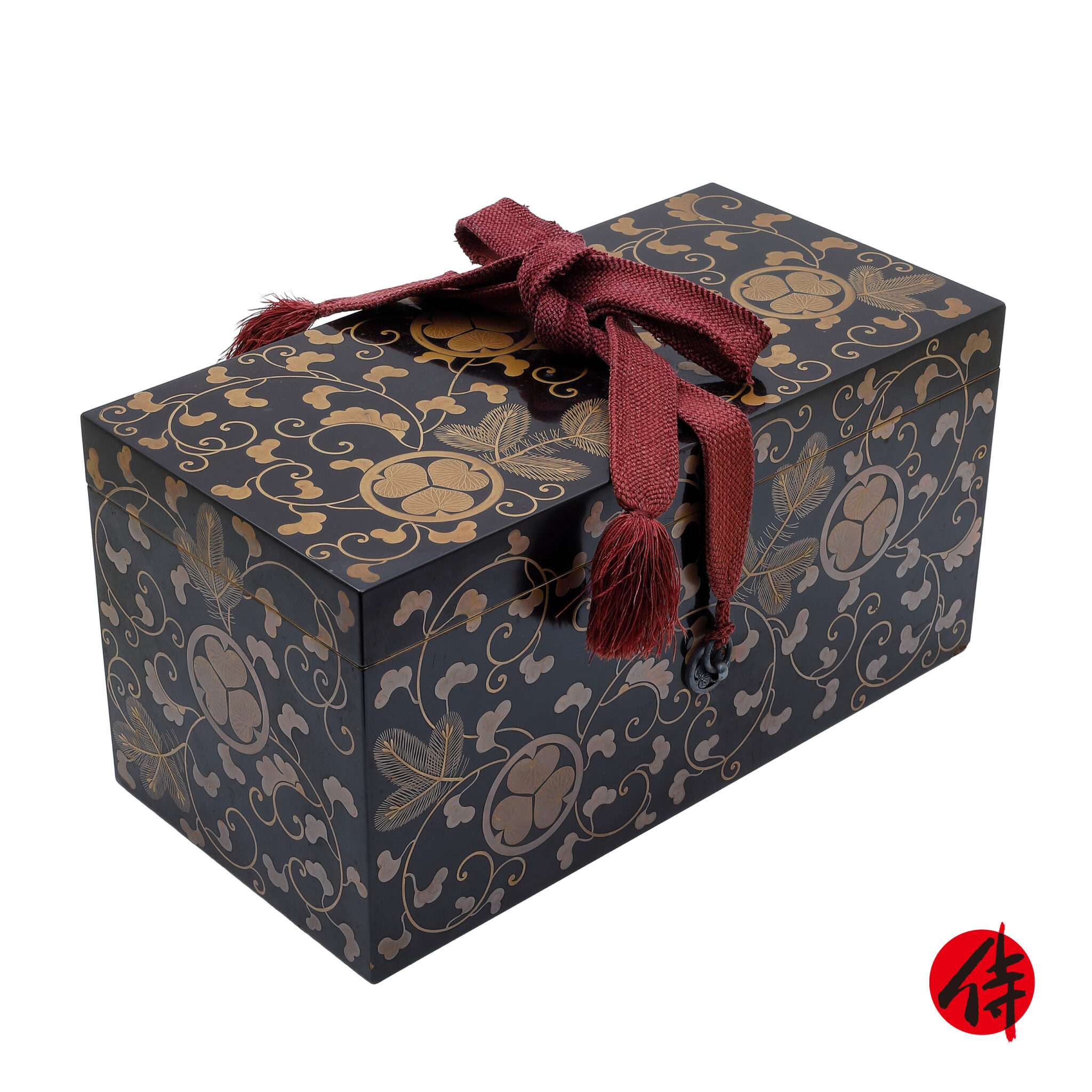 Japanese lacquer box set Makie Fubako (Fubako-02) | Samurai Museum Shop