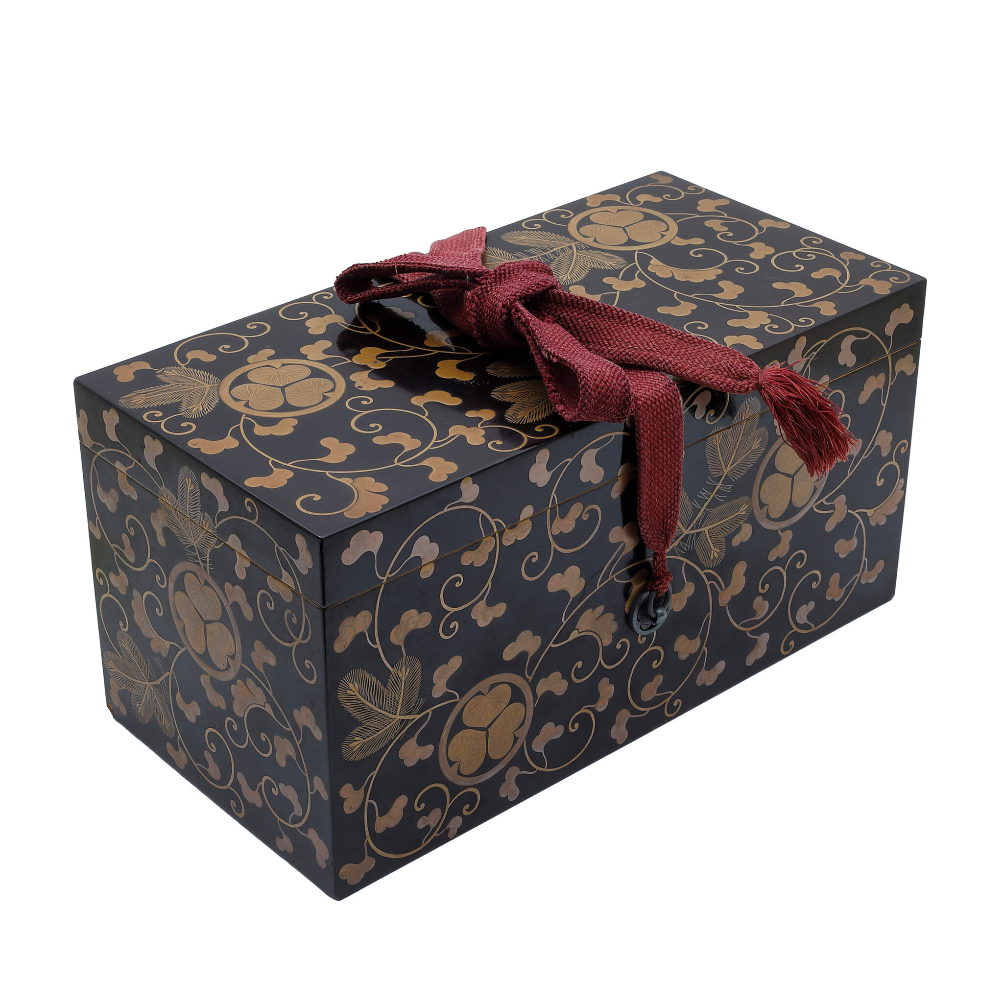 Japanese lacquer box set Makie Fubako (Fubako-02) | Samurai Museum Shop