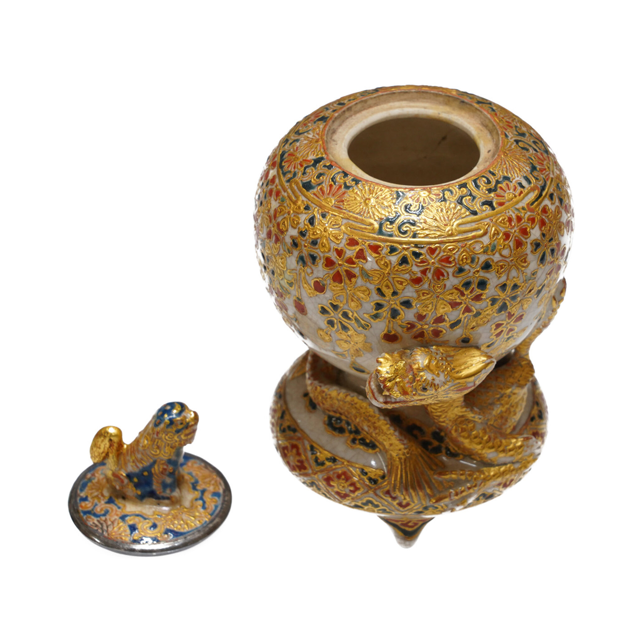 Japanese Pottery Satsuma Ware (Satsuma Yaki-05) | Samurai Museum Shop