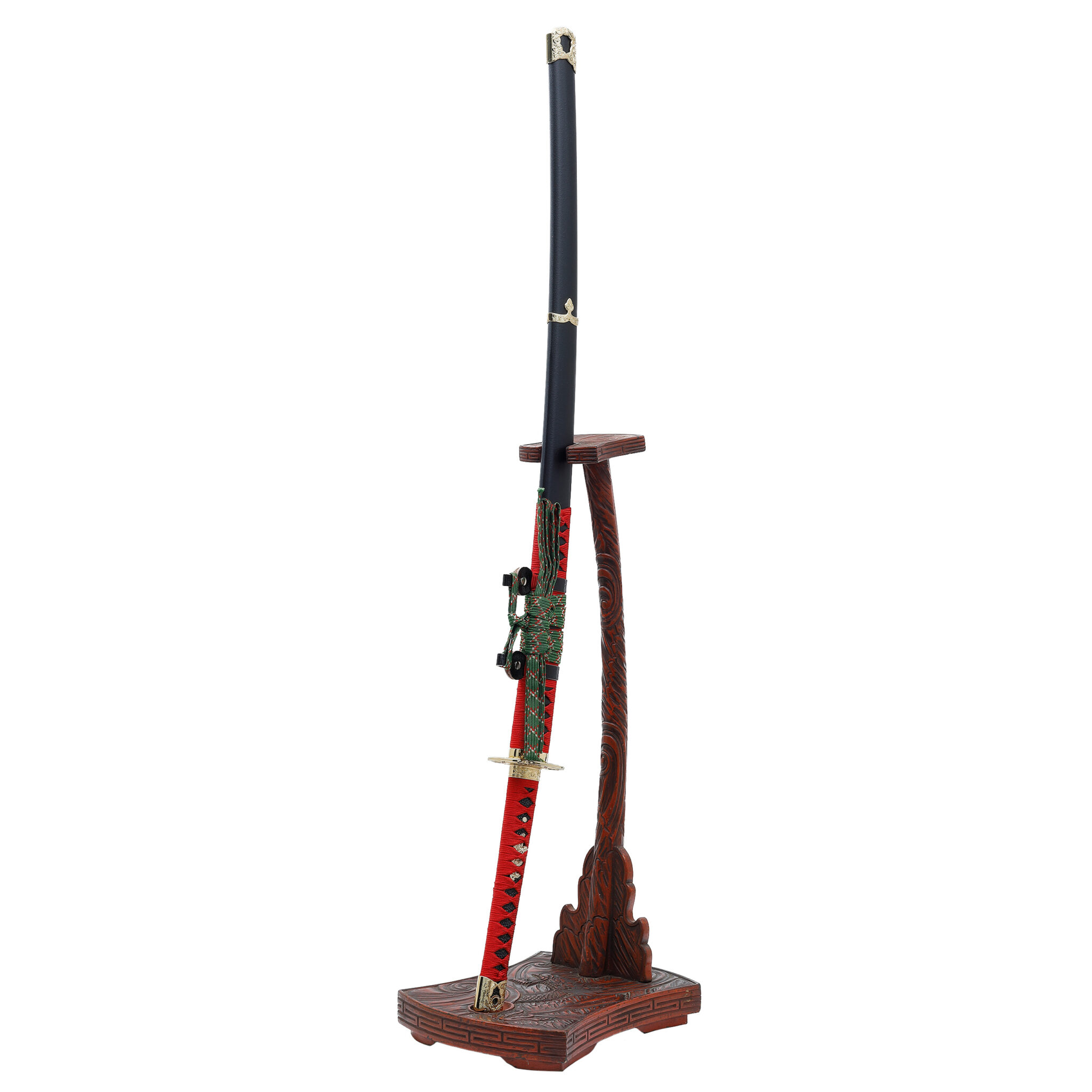 Antique Sword Stand Vertical (Kakedai-44) | Samurai Museum Shop