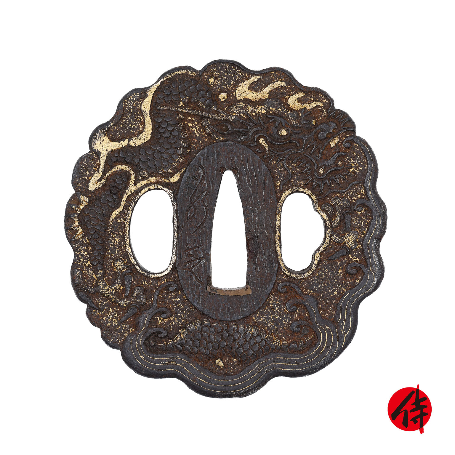 Edo period antique Daisho Tsuba Set for Samurai Sword with (T-720 ...