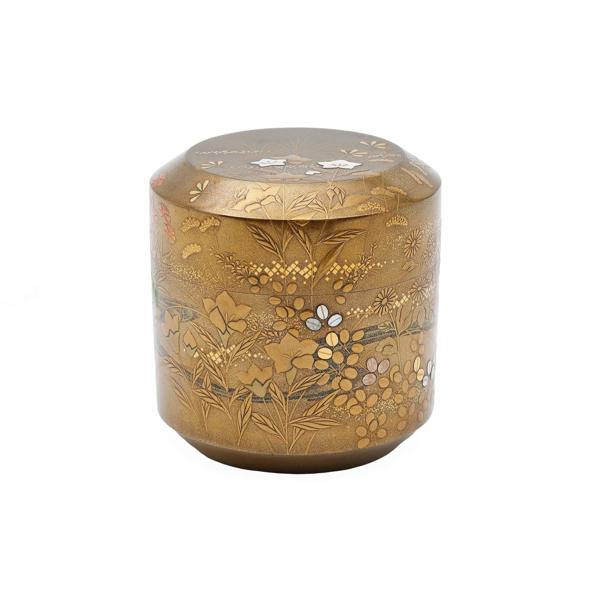 Japanese Tea Caddy Antique Natsume (Tea Tool-50) | Samurai Museum Shop